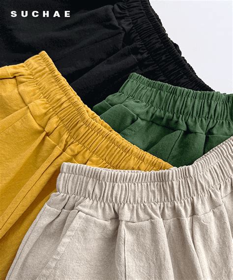 주문폭주🧡린넨 시원한 쿨링 버뮤다 팬츠 5부 6부 여름 반바지 에이블리