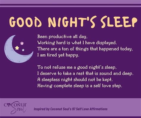 Good Nights Sleep Coconut Soul