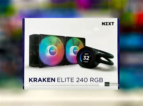 Nzxt Kraken Elite Rgb Mm Aio Liquid Cpu Cooler Black Rl Kr E B Computers Tech