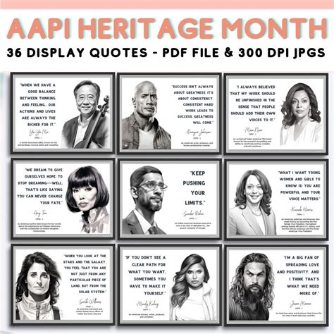 Aapi Heritage Month Aapi Posters Aapi Quotes Asian American And