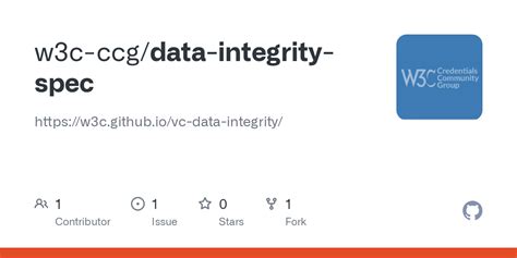 GitHub W3c Ccg Data Integrity Spec Https W3c Github Io Data Integrity
