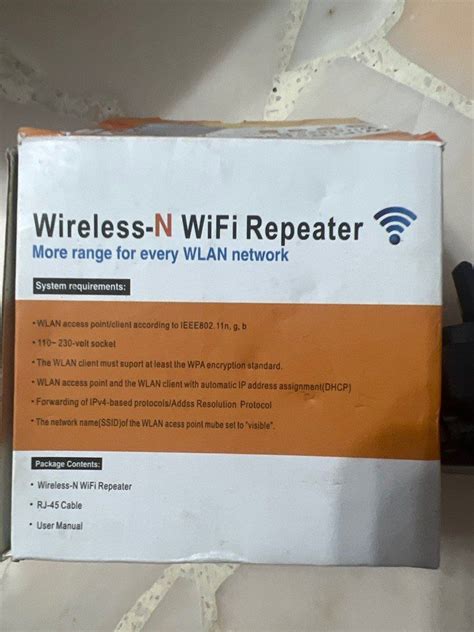 Wifi Range Repeater Computers And Tech Parts And Accessories Networking On Carousell