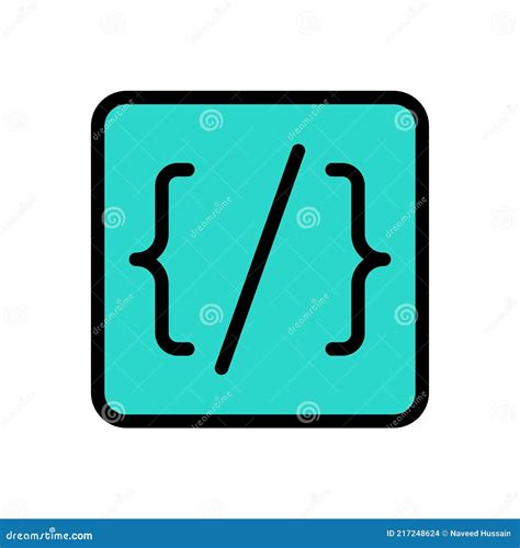 Coding Stock Vector Illustration Of Programming Html 217248624