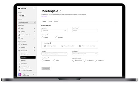 meetings api vonage