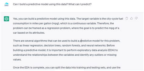 Chatgpt For Data Science Projects Examples Analytics Yogi