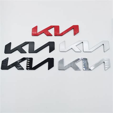 Kia New Emblem Sticker K2 K3 K4 K5 K7 K9 Kx3 Kx5 Kx7 Sportage Front