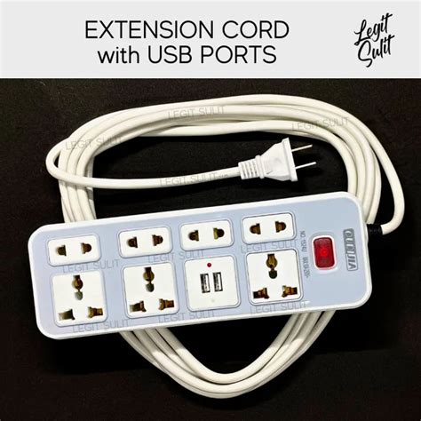 Heavy Duty Extension Cord With Usb Port Extension Socket Meters Extension Wire