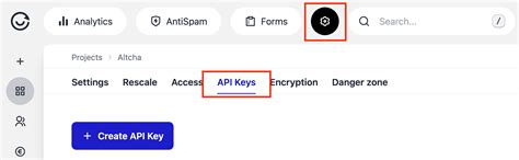 Api Keys Altcha