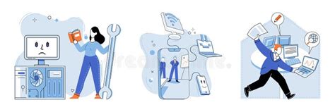 Troubleshooting Process Stock Illustrations Troubleshooting