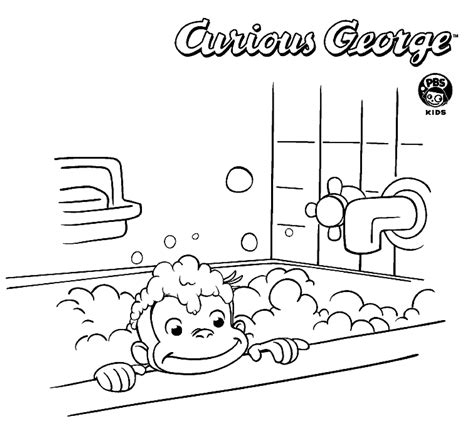 LAMINAS PARA COLOREAR COLORING PAGES Jorge El Curioso Para Colorear