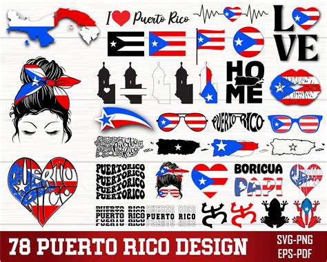Puerto Rican Flag Designs