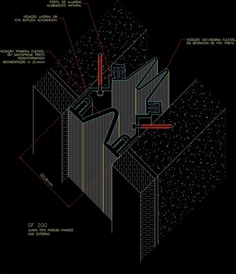 Expansion Joint Detail Autocad Dwg Plan N Design