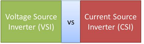 Difference Between Voltage Source Inverter Vsi And Current Source