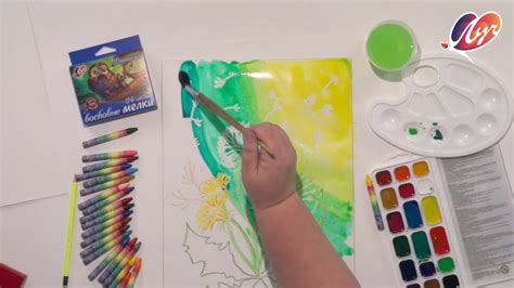 Как нарисовать эффектный одуванчик с детьми Youtube