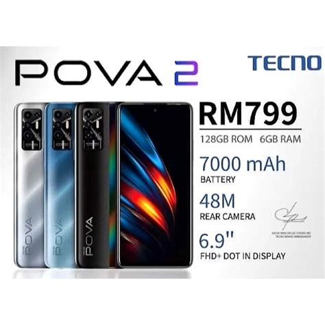 TECNO Pova Battery Large MAh Malaysia Ready Stock Shopee Malaysia
