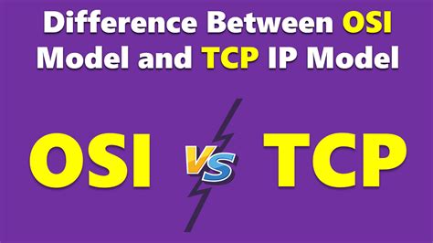 difference between osi model and tcp ip model