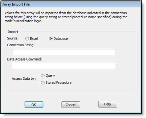 Import From A SQL Database