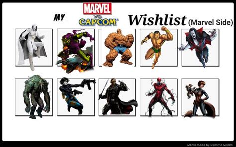 My Mvc Wishlist Marvel Side By Americanwerewolfonda On Deviantart