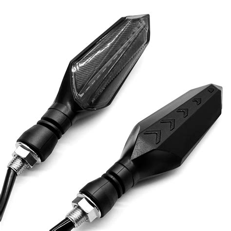 Set 2 Lampi Semnalizare Secventiale Led Pentru Scuter Bicicleta