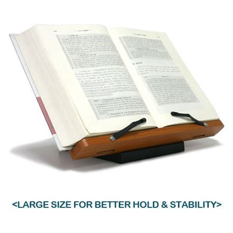 Wooden Book Stand Reading Rest Bookrest Cookbook Holder For Textbook Music Score Desk Laptop