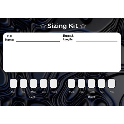 Single Shape Sizing Kit Free Shipping Naileditbyjen