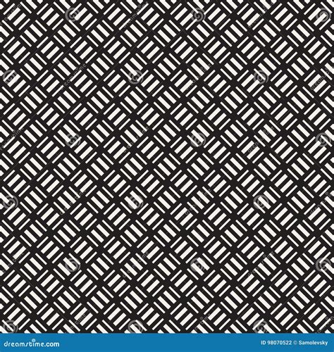 Crosshatch Vector Seamless Geometric Pattern Crossed Graphic Rectangles Background Checkered