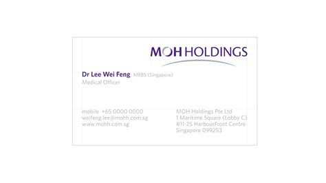 Moh Holdings Singapore Branding Healthcare Works Immortal