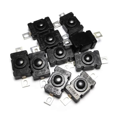 10pcslot 1812mm Flashlight Switch 15a 250v Self Locking Patch Type