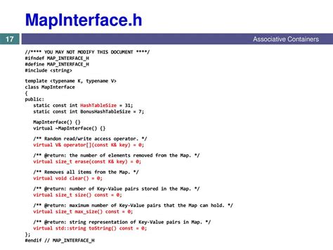 Implementation Considerations For The Hash Map Ppt Download
