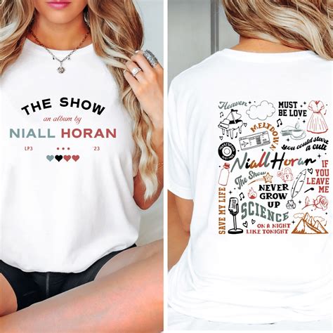 Niall Horan T Shirt The Show Unisex Jersey Short Sleeve Tee Fanmerch