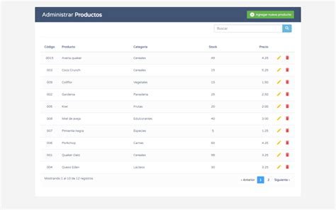 CRUD De Productos Con PHP MySQL JQuery AJAX