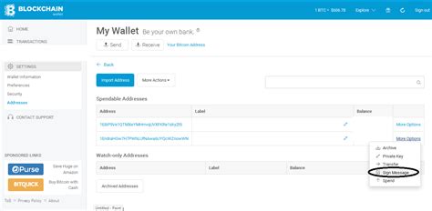 Blockchain Bitcoin Address Check