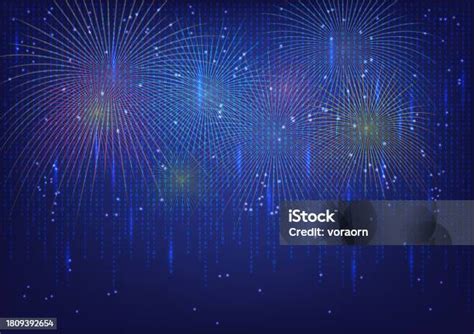 Firework Digital Code 2 Stock Illustration Download Image Now Data