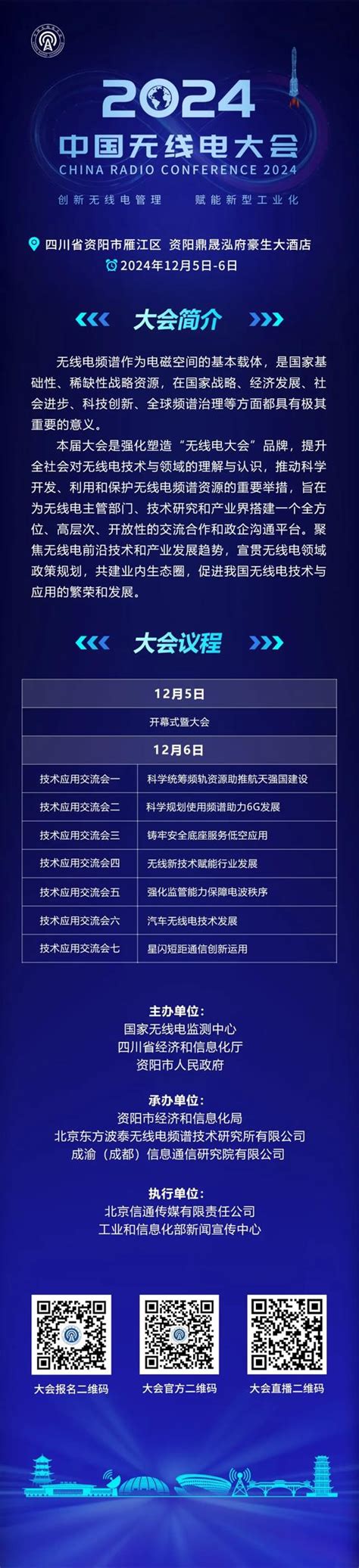 2024年中国无线电大会即将盛大开幕！ 中国无线电管理