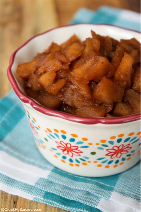 Crock Pot Homemade Chunky Applesauce Crock Pot Ladies