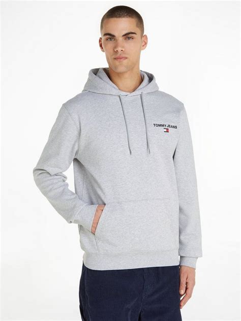 Tommy Jeans Kapuzensweatshirt Tjm Reg Entry Graphic Hoodie Grau Braun