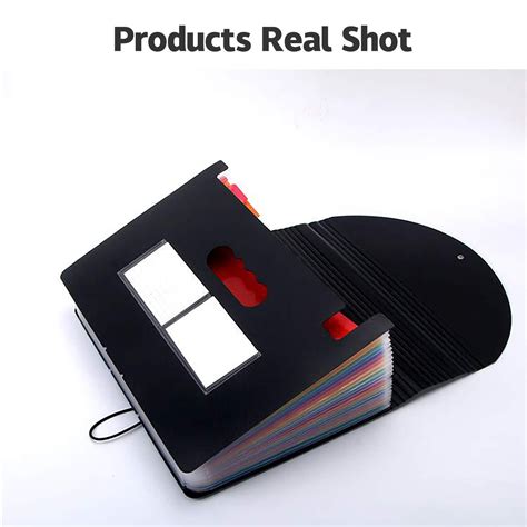 Bestseller 24 Pockets Expanding File Folder With Labels File Organizer