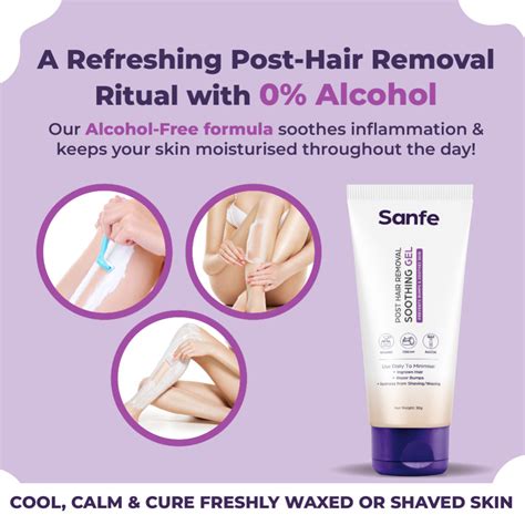 Sanfe Post Hair Removal Soothing Gel Buy Sanfe Post Hair Removal