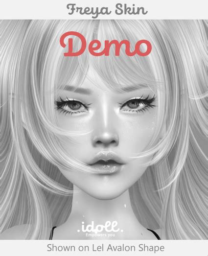 Second Life Marketplace Idoll Freya Skin Demo