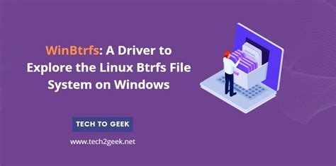 winbtrfs a driver to explore the linux btrfs file system on windows