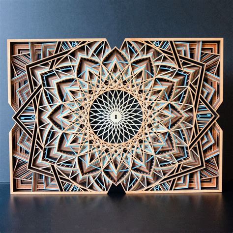 Shop — Shadowfox Mandala Art Graphic Design Illustration Wooden Decor