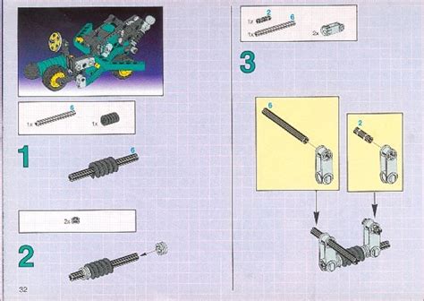 Lego Instructions For Set 8233 Blue Thunder Vs The Stinger Technic