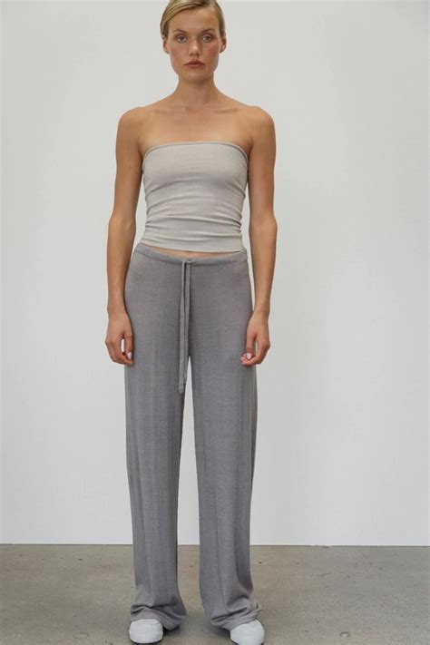 Pin On Style Straight Cut Pants Silk Pants Homewear Fashion