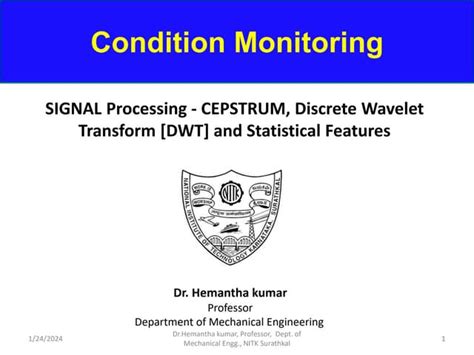 Cepstrum Dwt And Statastical Features Pdf