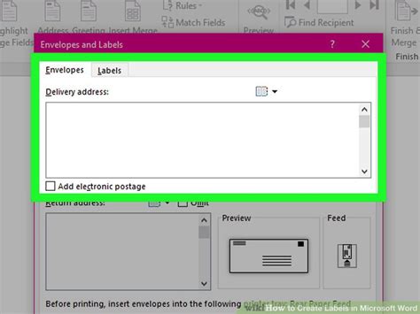 How To Create Labels In Microsoft Word With Pictures WikiHow