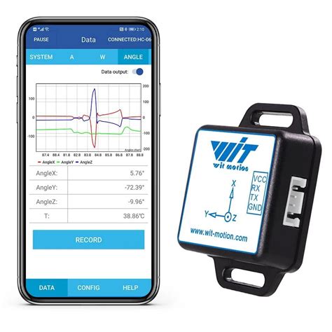 Bluetooth Accelerometer Bwt901bcl 200hz Mpu9250 Ahrs 9 Axis Gyroscope