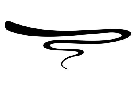 Ink Brush Stroke Decorative Underline Graphic By Microvectorone
