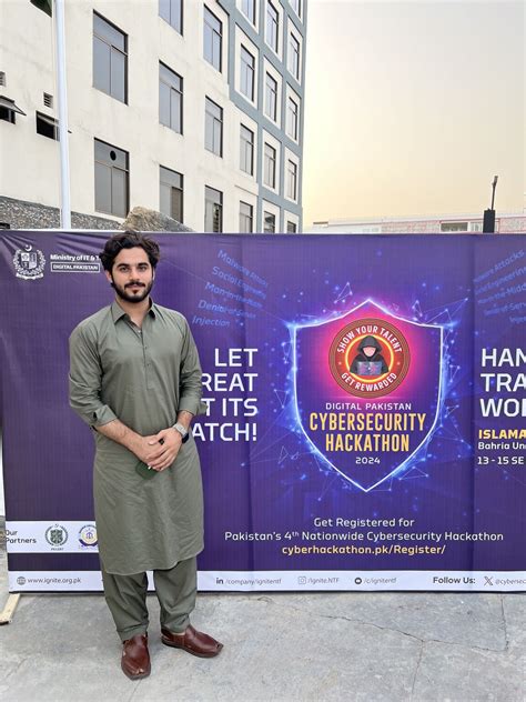 Muhammad Zeeshan Khan On Linkedin Cybersecurityhackathon2024