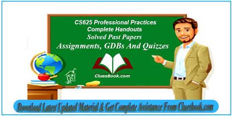 CS625 Professional Practices Handouts PDF