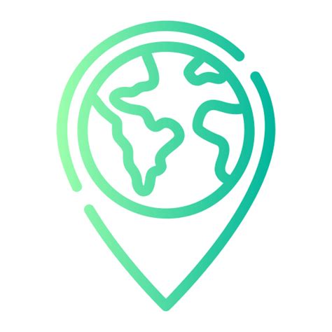 Map Location Generic Gradient Outline Icon